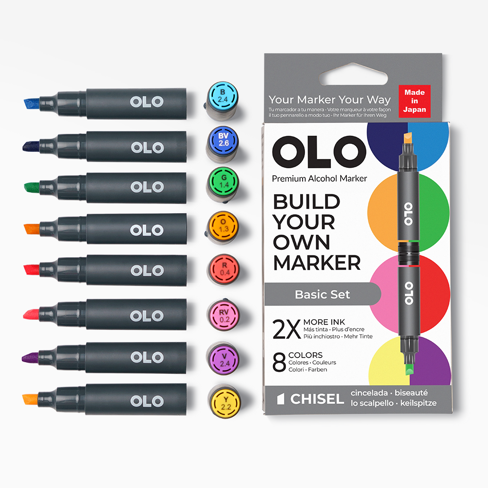 Basic 8pc Chisel Set – OLO Marker