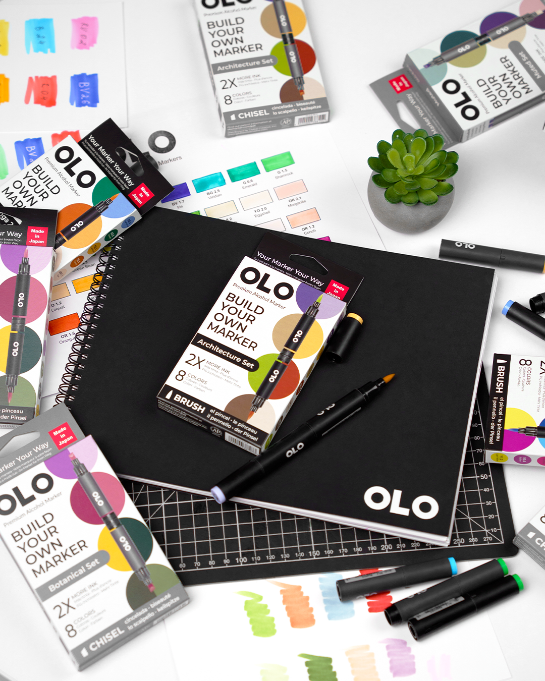 Shop OLO's 8pc Brush & Chisel Sets! – OLO Marker