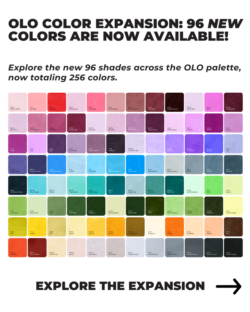 96 New OLO Colors - Presale – OLO Marker