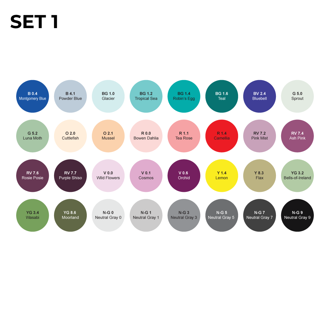 New 96 Colors - 32pc Set 1 PRESALE – OLO Marker