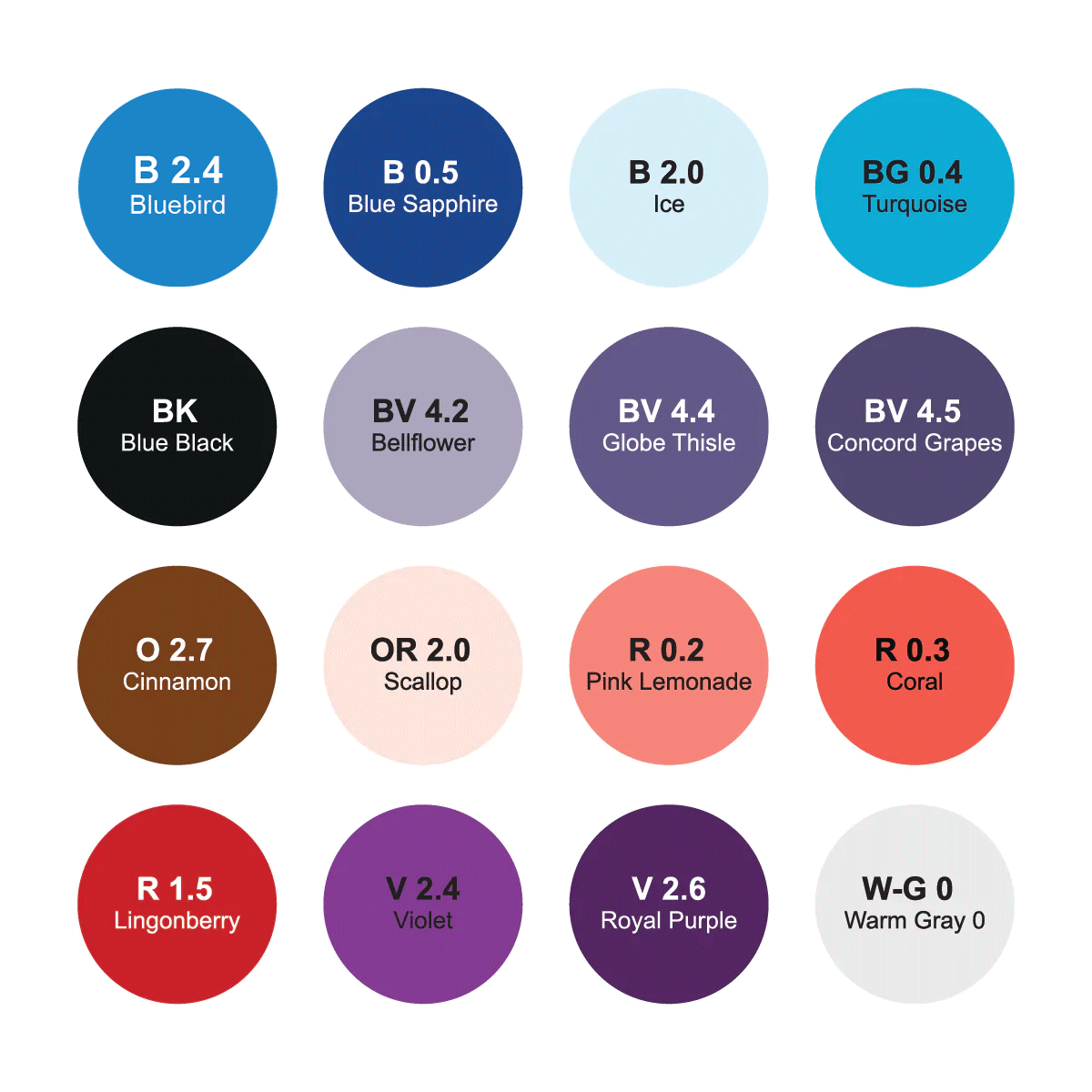 16 Color Chisel Collection 2 – OLO Marker